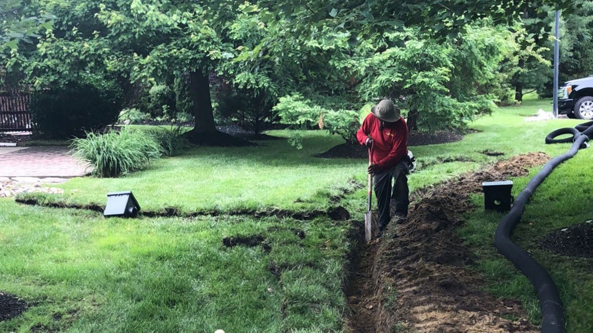 French Drain Extension In Mount Laurel, NJ - Lindy's Landscaping of New ...